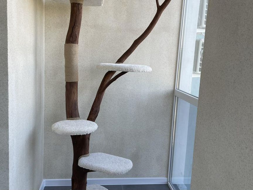 Дерево-когтеточка для кошек