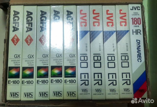 VHS кассеты agfa, basf, JVC, TDK и другие купить в Реутове ...