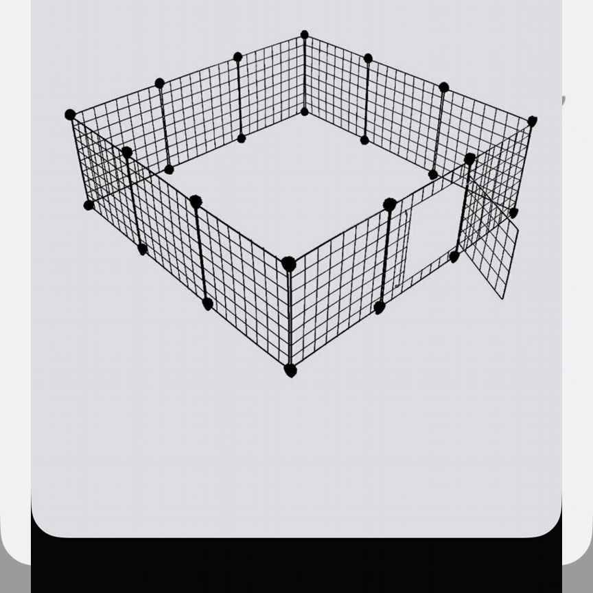 Вольер поддон