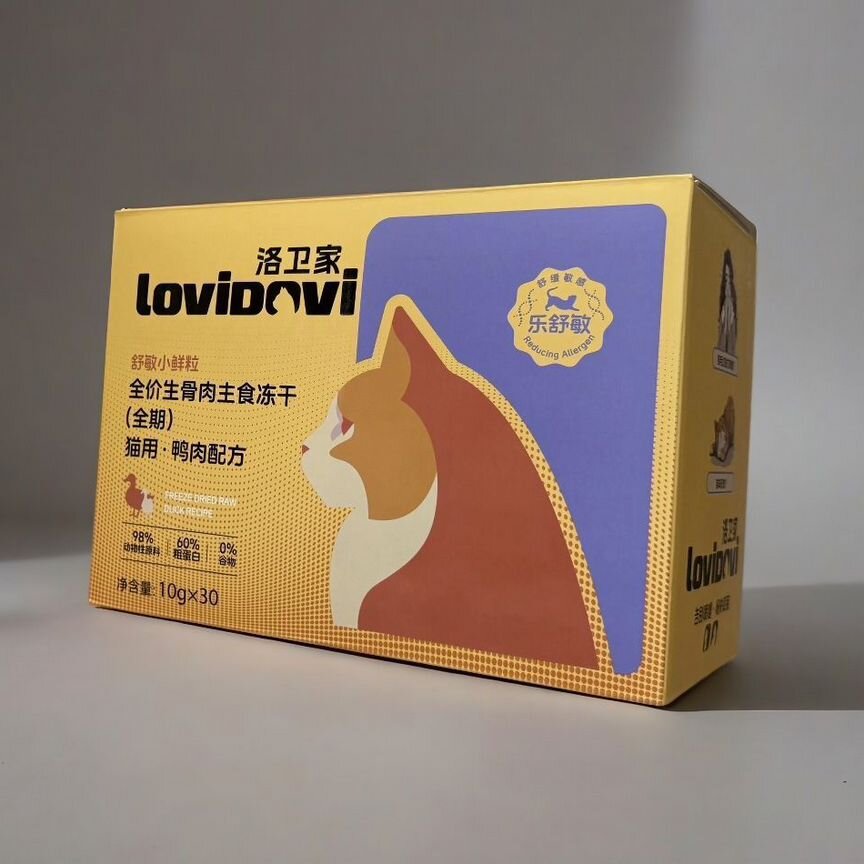 Кусочки утки для кошек LoviDovi