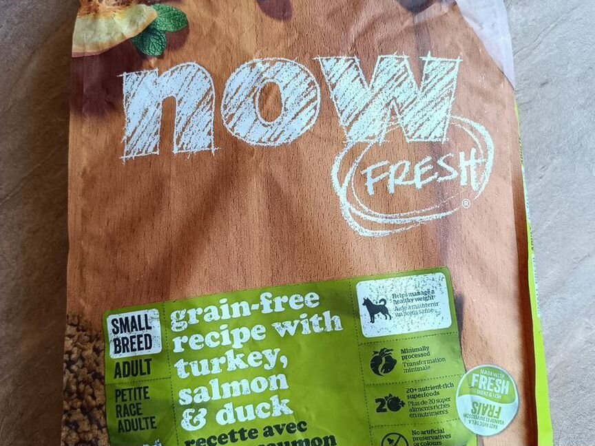 Сухой корм для собак Now Fresh, 5,44 кг