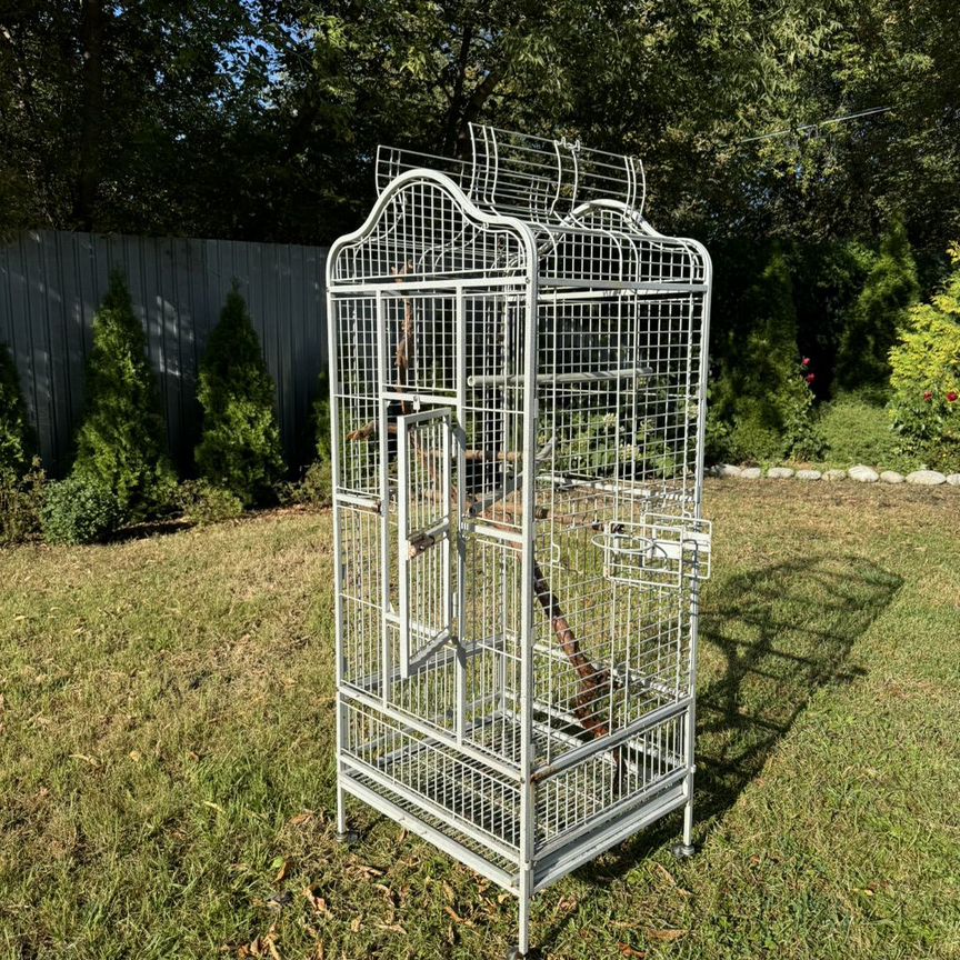 Клетка для попугая большая напольная