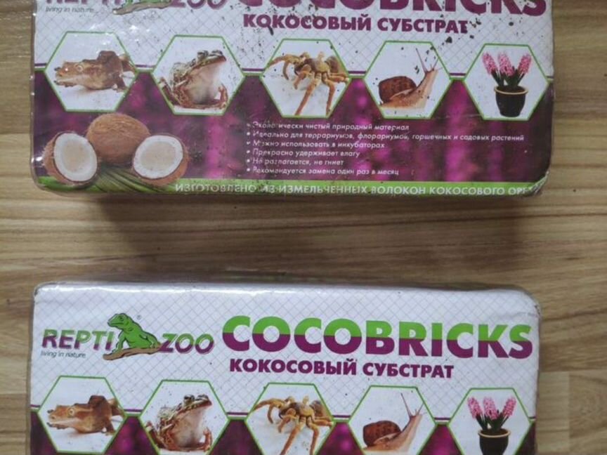 Кокосовый субстрат для улиток