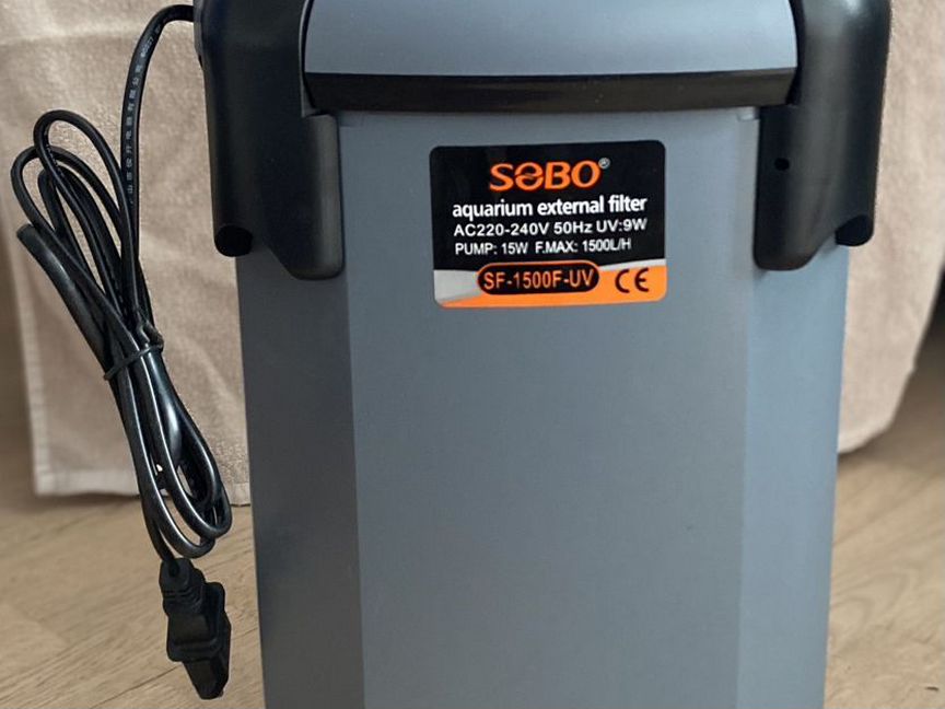 Фильтр для аквариума внешний sobo SF-1500F-UV