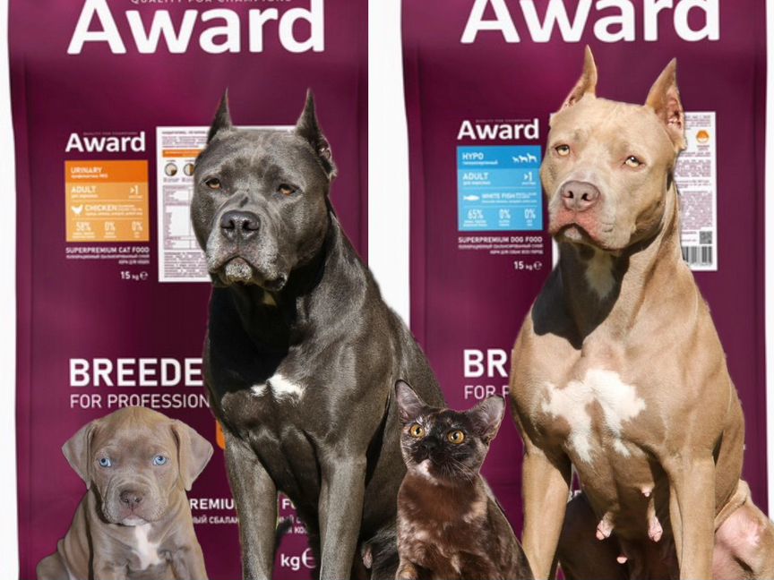 Корм Monge,Award для кошек и собак