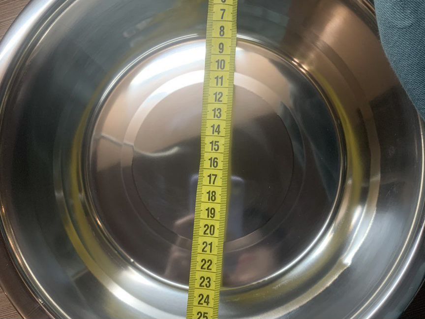 Металлическая миска для собак крупных пород 4,3 л