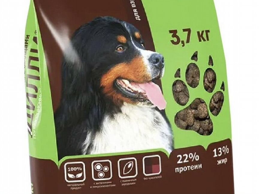 Корм для собак Дилли 3,7 кг