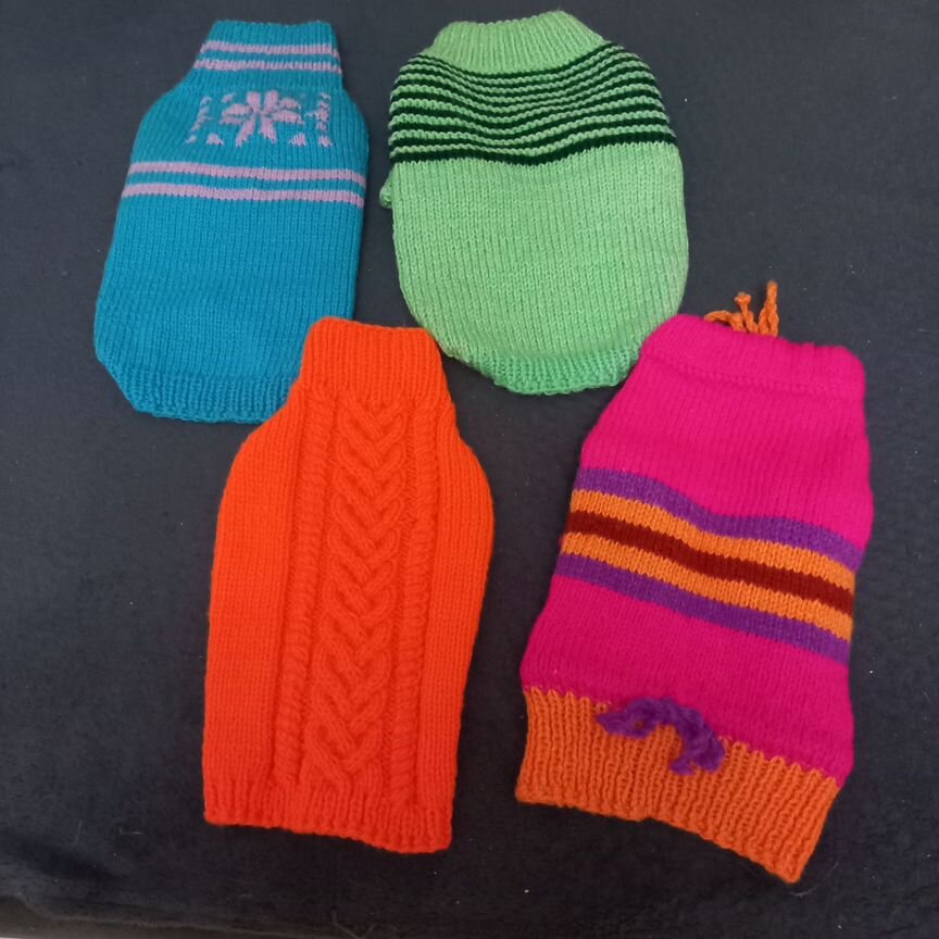 2 кофты,1 безрукавка,1 худи для котов.Шапка