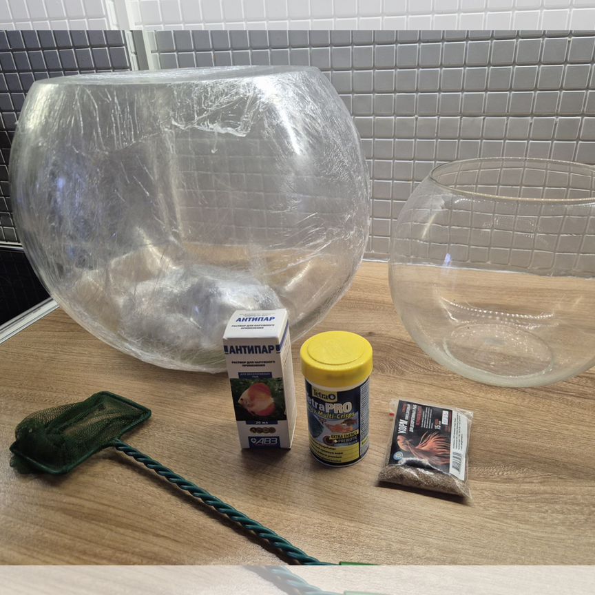 Круглый аквариум-шар 12 литров