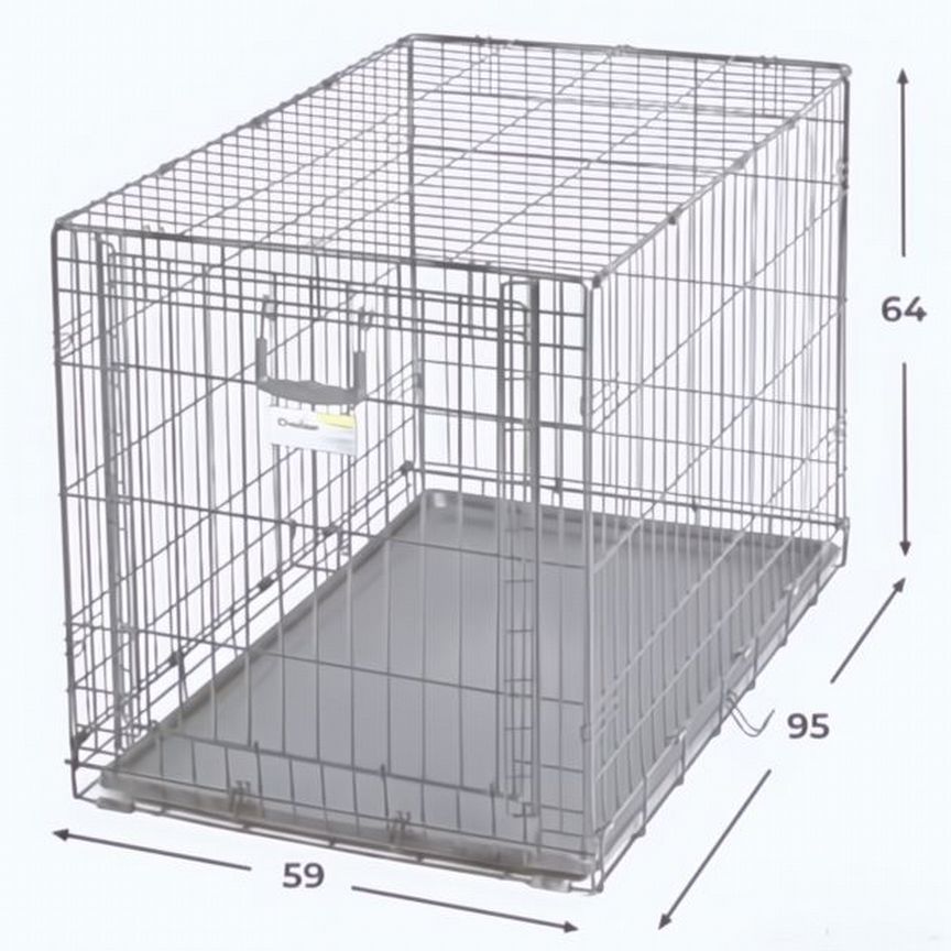 Клетка новая для собак с вертикальной дверью