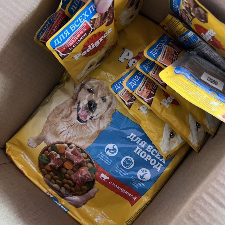 Корм для собак pedigree