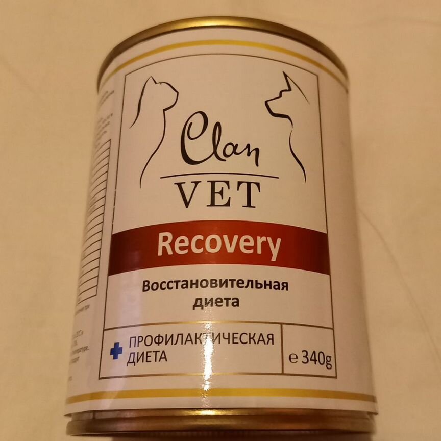 Clan vet Recovery корм для собак и кошек