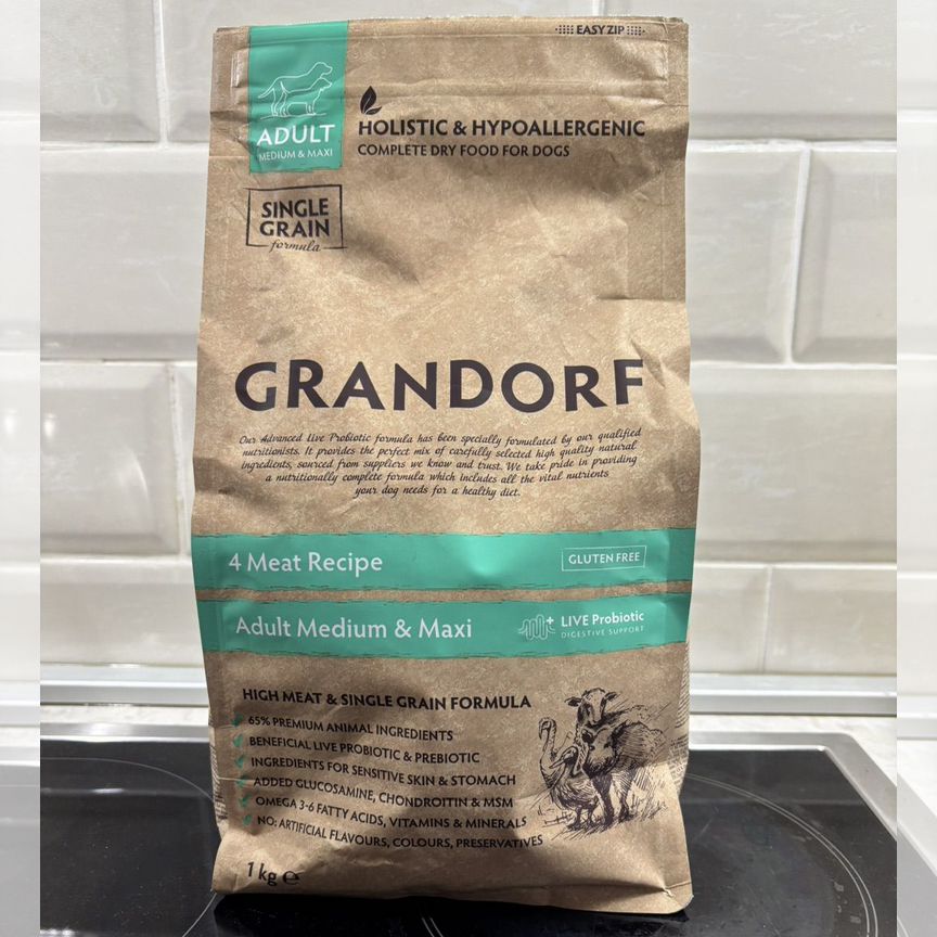 Корм для собак Grandorf 4 мяса
