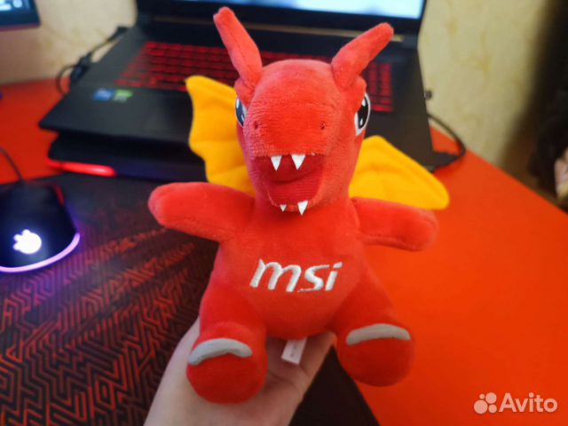 Мягкая игрушка дракон MSI купить в Москве | Хобби и отдых | Авито
