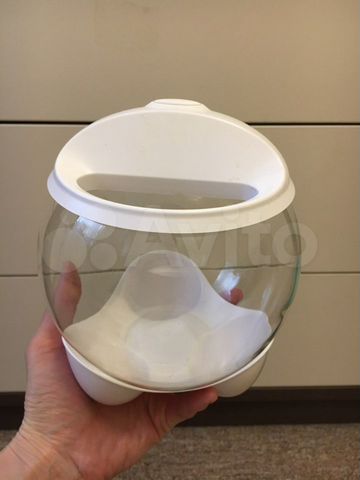 Б/у Аквариум для петушка Tetra Bubble 1,8 л