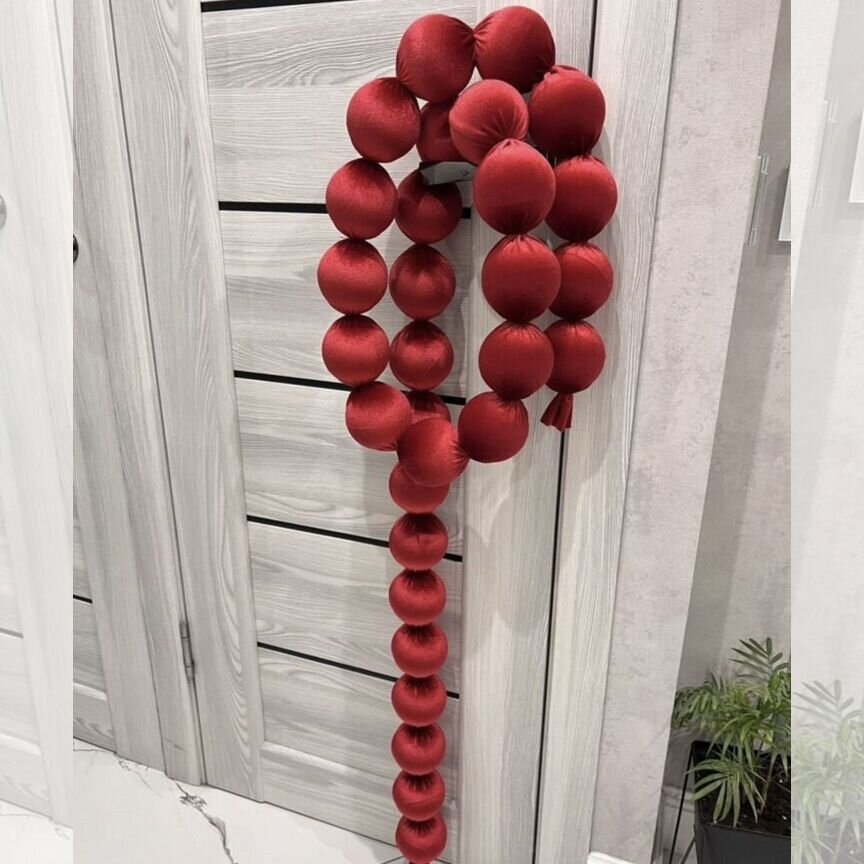 Бусы бархатные декор (аренда, прокат)