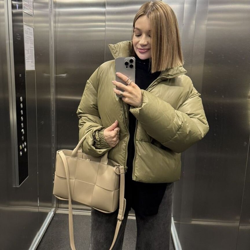 Куртка пуховик love republic XS