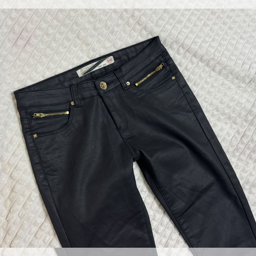 Вощеные джинсы скини waxed skinny