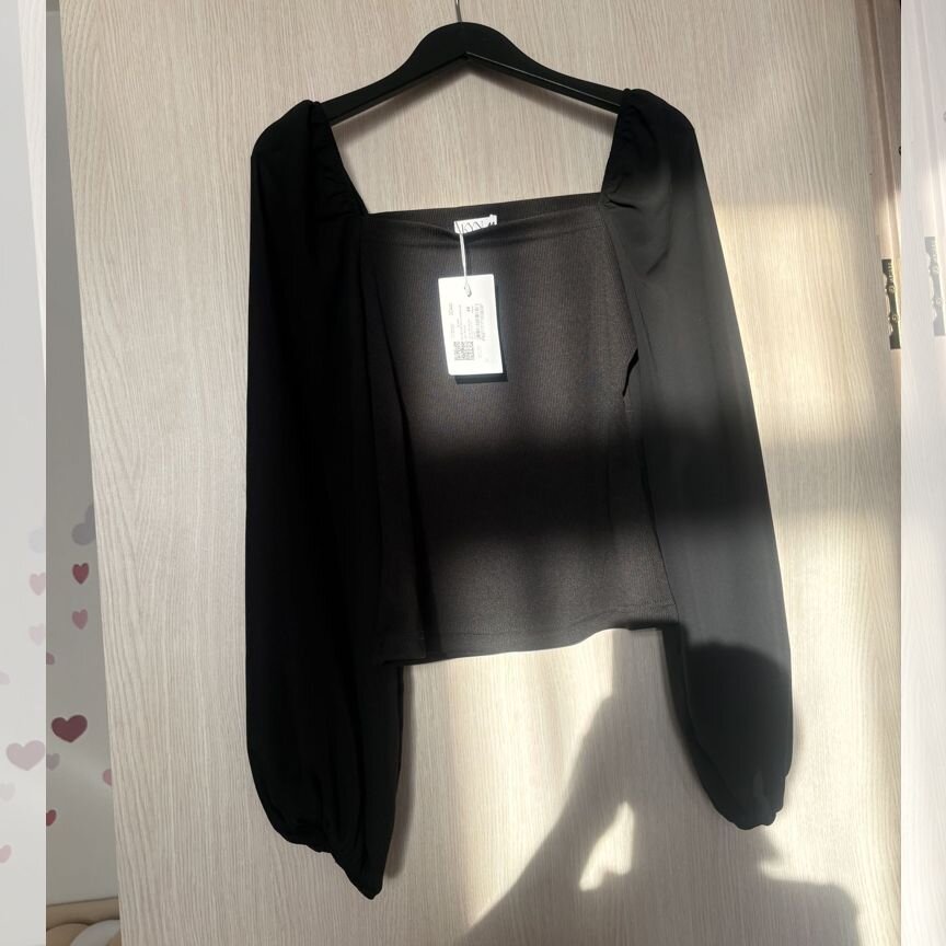 Блузка черная 44 размер