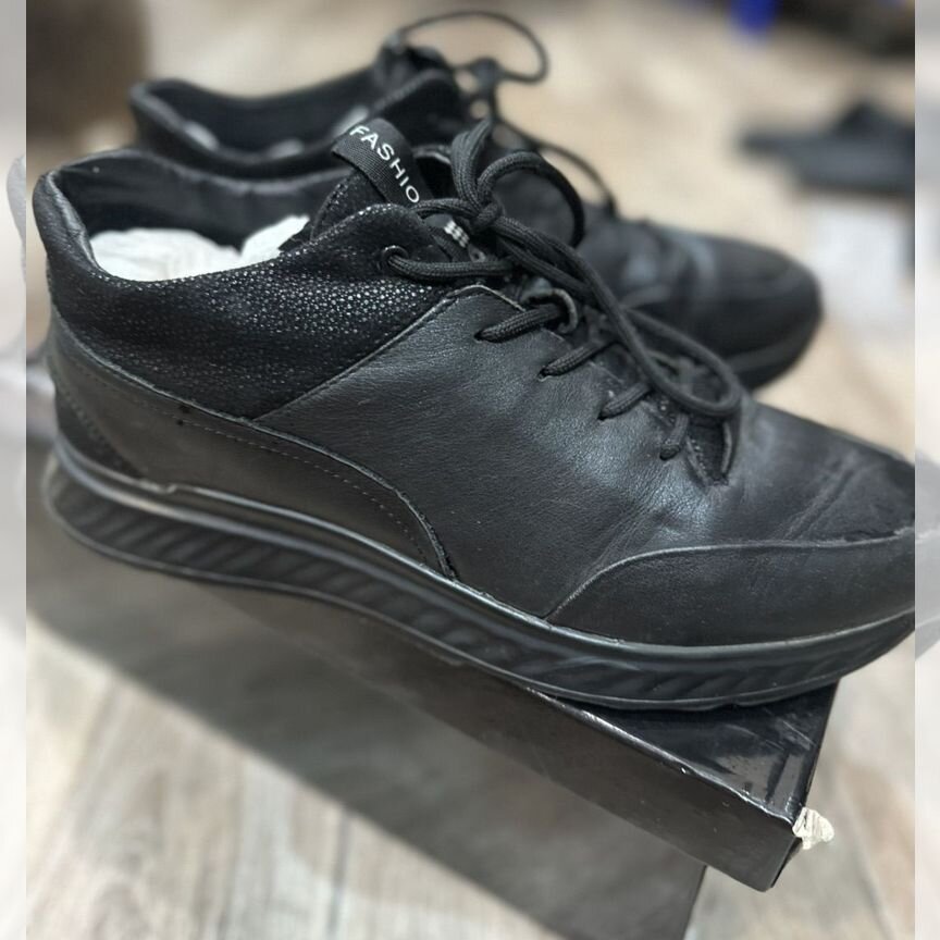 Ботинки натуральная кожа 42