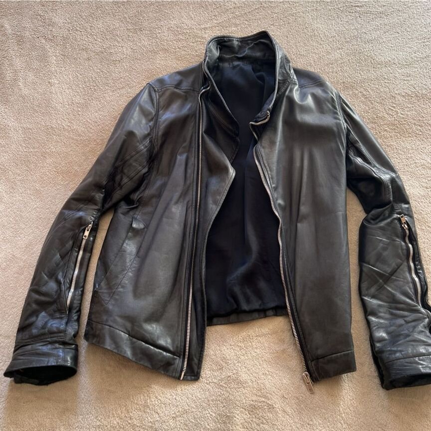 Кожаная куртка мужская