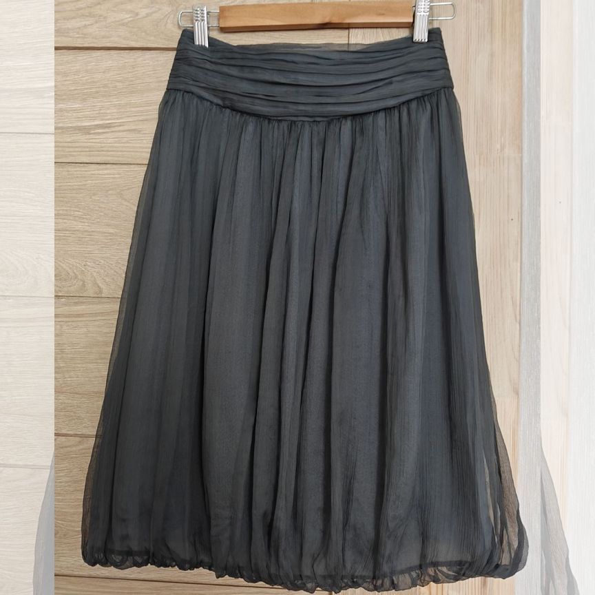 Юбка burberry натуральный шёлк, новая