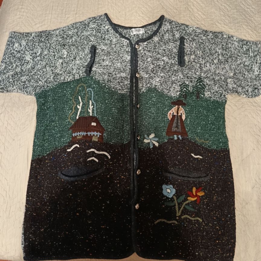 Кардиган в Баварском стиле56-54,50, готика, Лолит