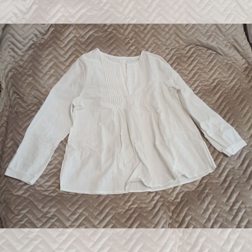 Блузка белая