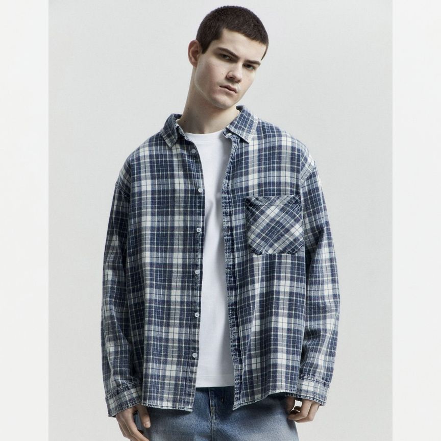 Рубашка lime мужская L