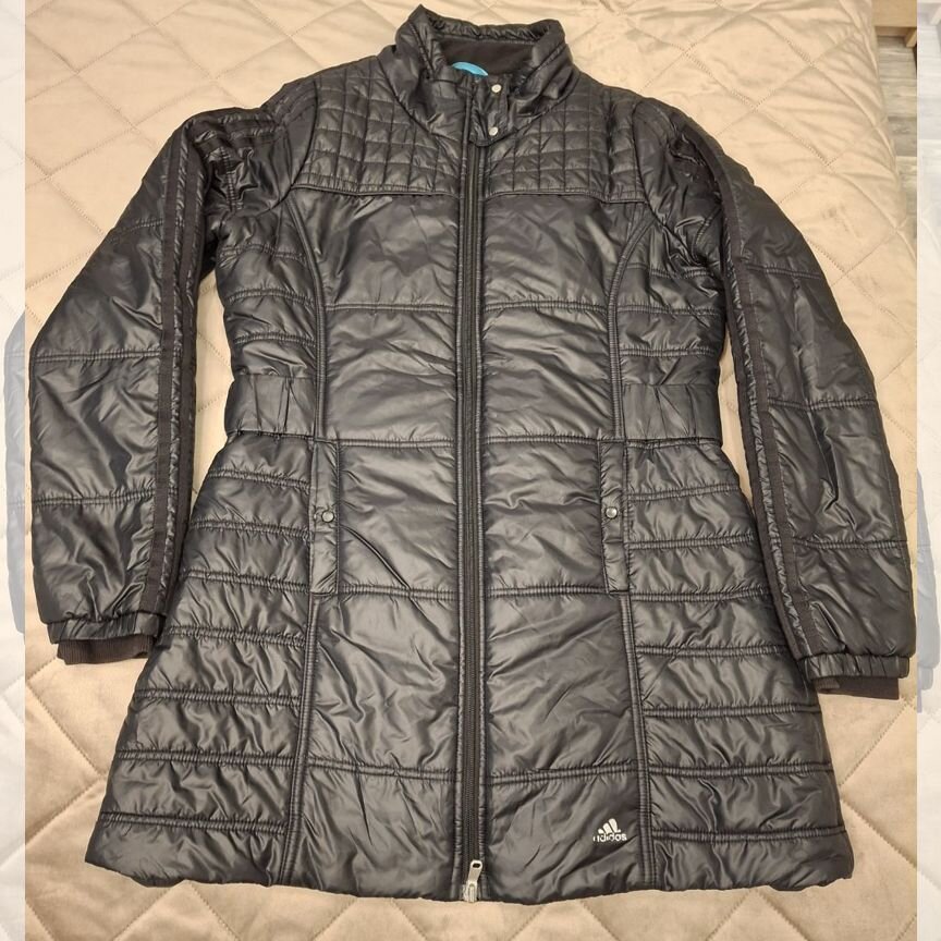 Куртка удлиненная осенняя Адидас