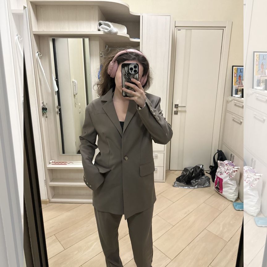 Niceone новый костюм пиджак плюс брюки в размере м